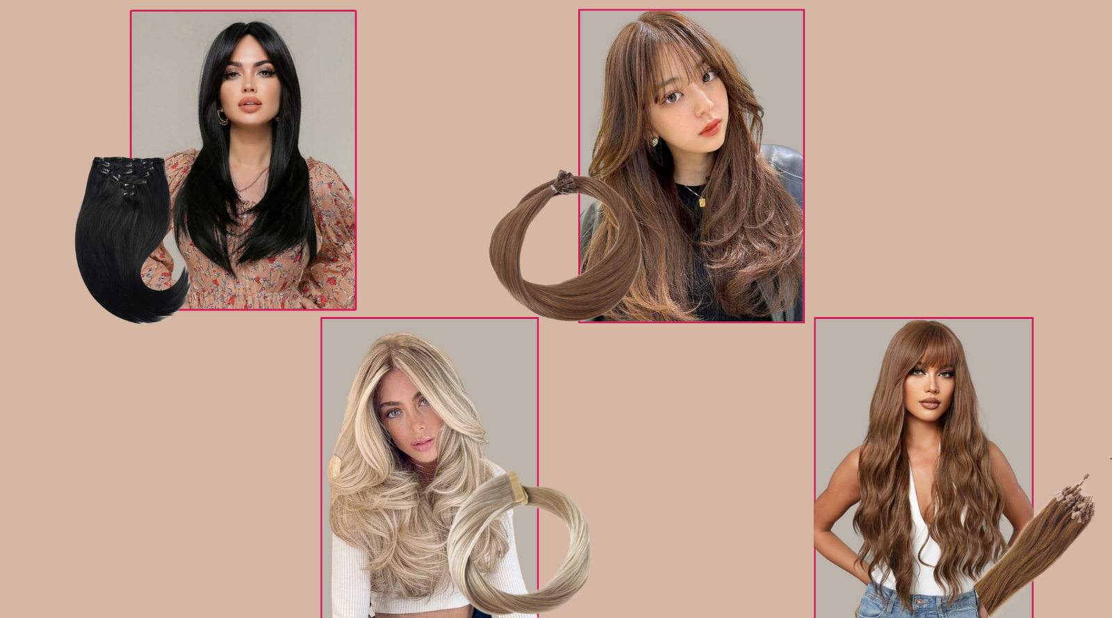 Les différentes extensions de cheveux chez 3D Coiffure - 3DCoiffure