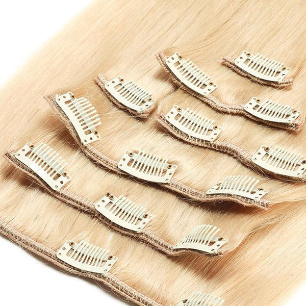 Extension à Clips Raides – 3DCoiffure