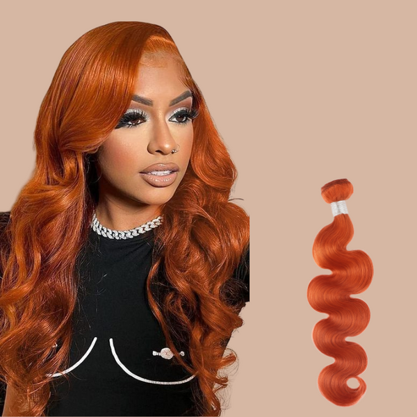 Virgin Hair Hair Hair Body Wave Ginger hair weaving – 3DCoiffure